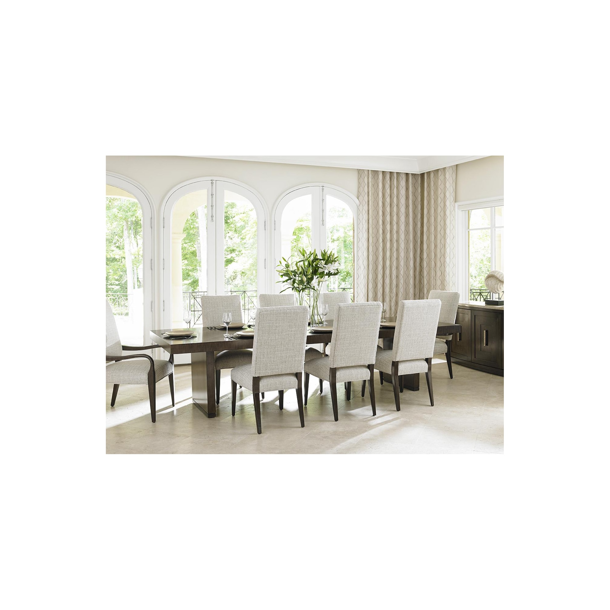 Lexington LAUREL CANYON 721-877 San Lorenzo Rectangular Dining Table | Baer's Furniture | Table ...